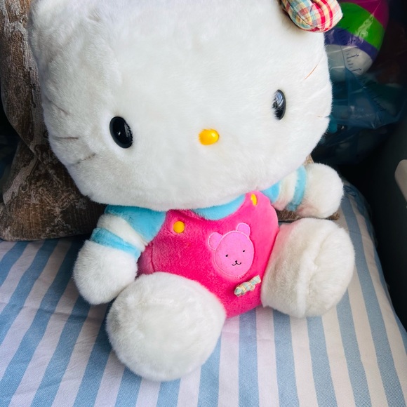 Hello Kitty | Toys | Hello Kitty White And Pink Stuffed Animal Plush ...